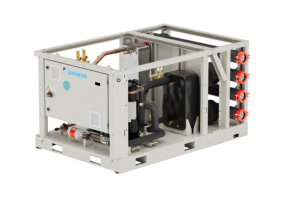 New Modular Water to Water Heat Pump: System Flexibility & Performance