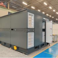 D-AHU Professional AHU with integrated internal corridor