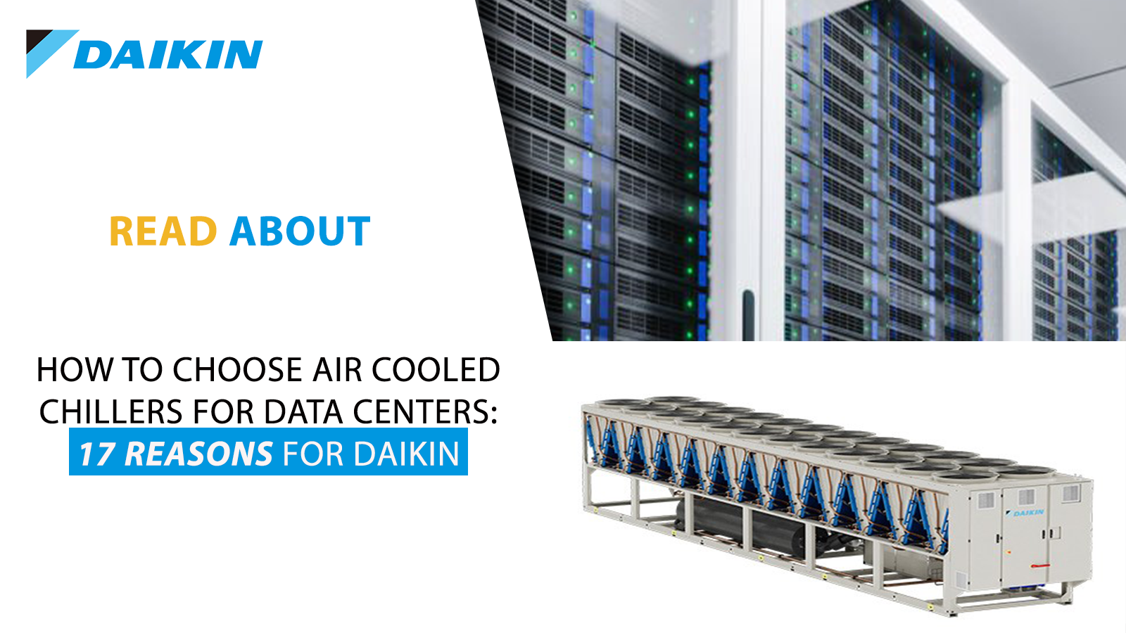 Why Daikin Air-Cooled Chillers Are the Smart Choice for Data Centres